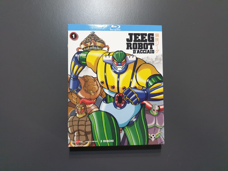 Jeeg Robot D'Acciaio: Il primo cofanetto della Serie Completa in Bluray ...