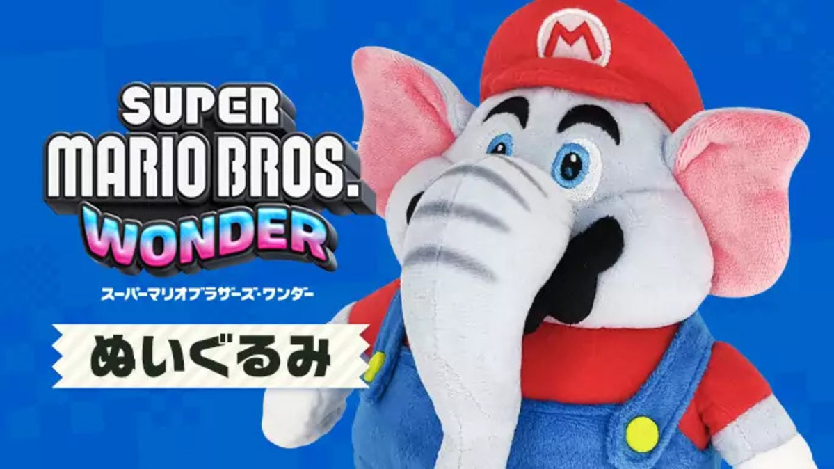Super Mario Wonder: Arriva il pelusche ufficiale di Mario Elefante